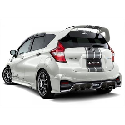 IMPUL ノート E12 後期 リアハーフスポイラー 塗装済み : エアロ.カスタムパーツのTopTuner - 通販 - Yahoo!ショッピング