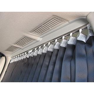 NV350キャラバン（E26系）標準ルーフ （H24/6〜）パーテーションカーテンフルキット カラー：ブラック : エアロ.カスタムパーツのTopTuner - 通販 - Yahoo!ショッピング