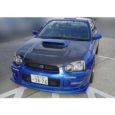 インプレッサGDB C-E型(2002.11〜2005.5）エアロボンネット FRP : エアロ.カスタムパーツのTopTuner - 通販 - Yahoo!ショッピング