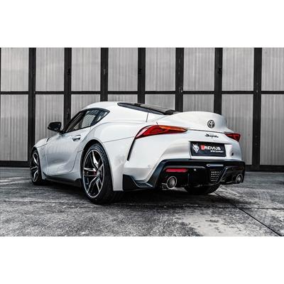 DB42 GR スープラ 3.0 RZ Power Sound マフラー Φ115 アングル ブラッククローム W : エアロ.カスタムパーツのTopTuner - 通販 - Yahoo!ショッピング