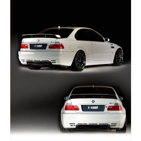 VRS E46 M3・CSL street version REAR UNDER SKIRT スリットダクト付き カーボン＋FRP製 ...