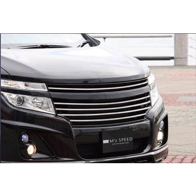 M'z SPEED エルグランド E52 前期 EXE LINE フロントグリル 素地 : エアロ.カスタムパーツのTopTuner - 通販 - Yahoo!ショッピング