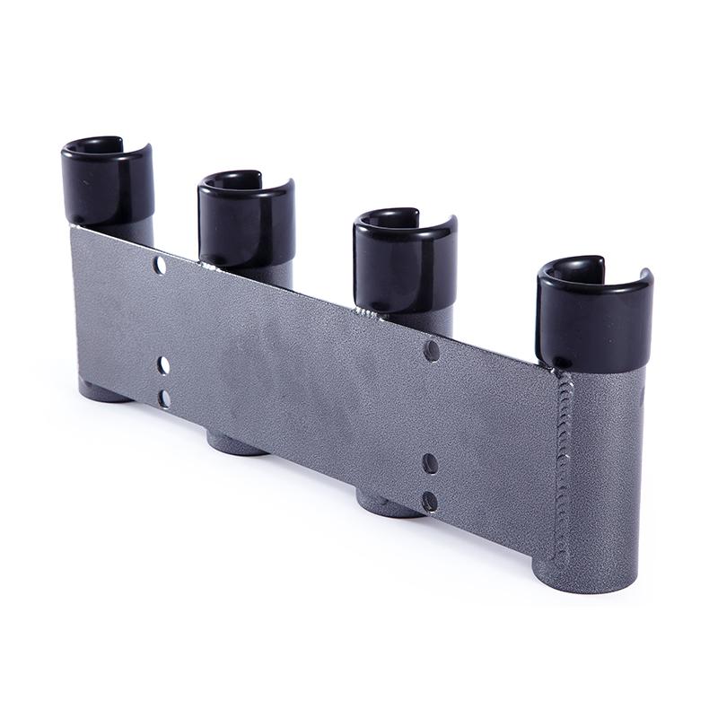 船舶用ロッドホルダー アルミ4連 ブロンズコート 取り付けアタッチメント付き トップウォーターオリジナル : トップウォータータックルズ ...