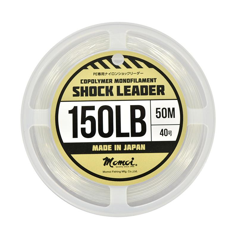 momoi ショックリーダー ナイロン150lb 40号50m クリア CO-POLYMER MONOFILAMENT : 20420003 : トップウォータータックルズ - 通販 ...