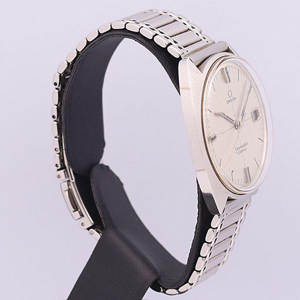 デッドストック級 オメガ 手巻き 136017 SP-TOOL107 シーマスター コスミック デイト シルバー文字盤 メンズ腕時計 ...