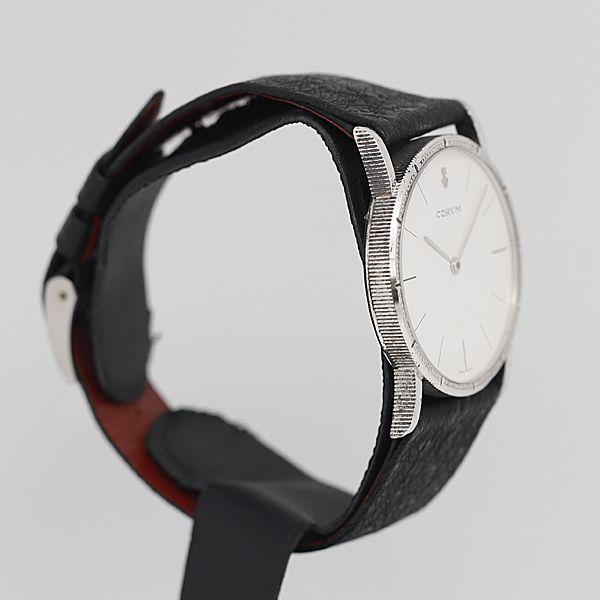 デッドストック級 稼働 良品 コルム 169412 SV925 手巻き 白文字盤 57255-01 メンズ腕時計 KOR ABC4920 ...