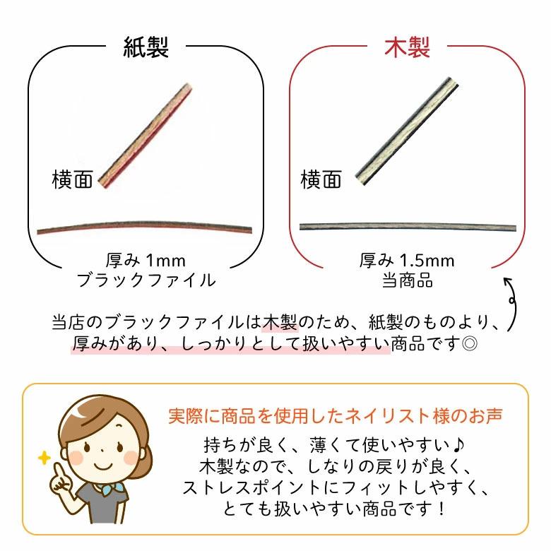 美色 ブラックファイル エメリーボード 180/280G 1本入り : ココロネイル KokoroNail - 通販 - Yahoo!ショッピング