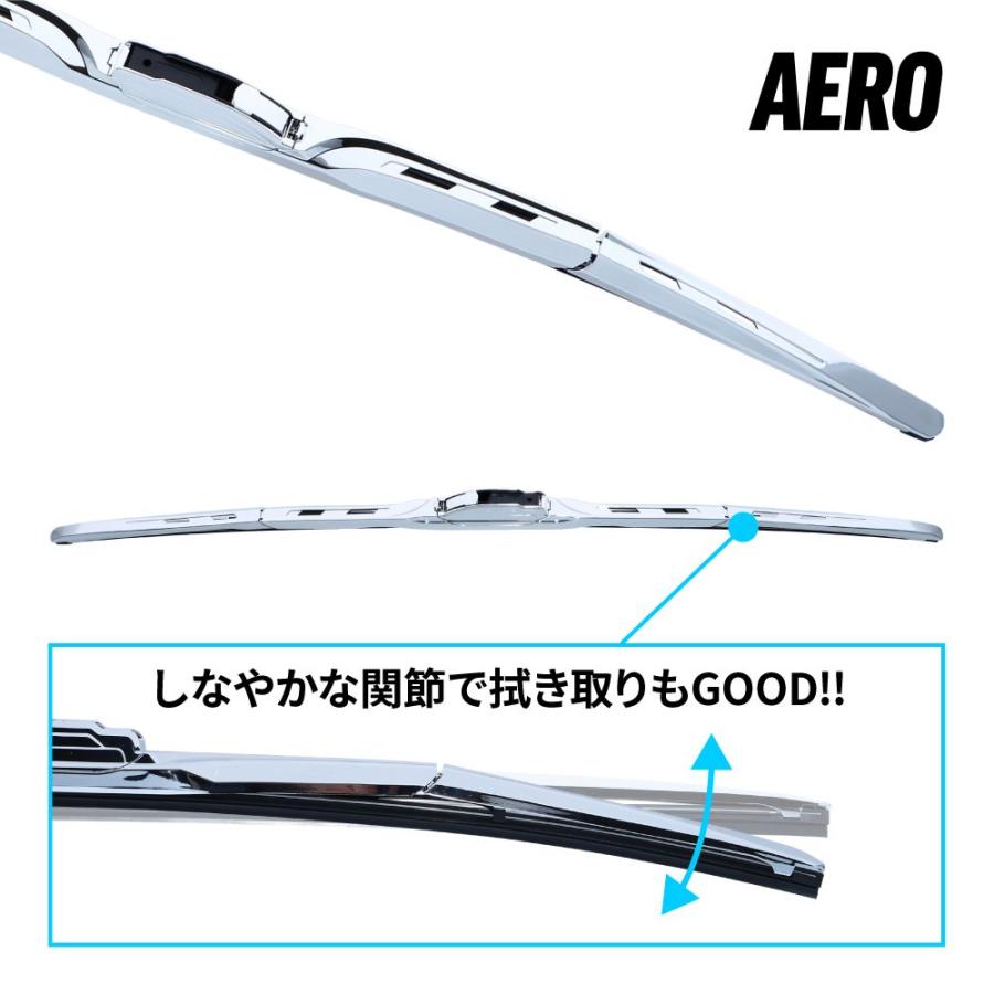 ジェットイノウエ JET 501334 ワイパーブレード Uフックタイプ「エアロタイプ」単品/550mm : トラブーン - 通販 ...