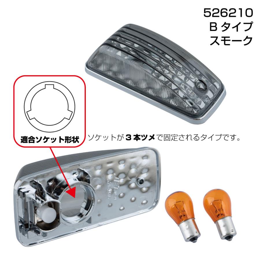 JET 526210 ドアサイドマーカーランプ UD 大型クオン用 Bタイプ スモーク R/Lセット : jet-526210 : トラブーン - 通販 - Yahoo!ショッピング
