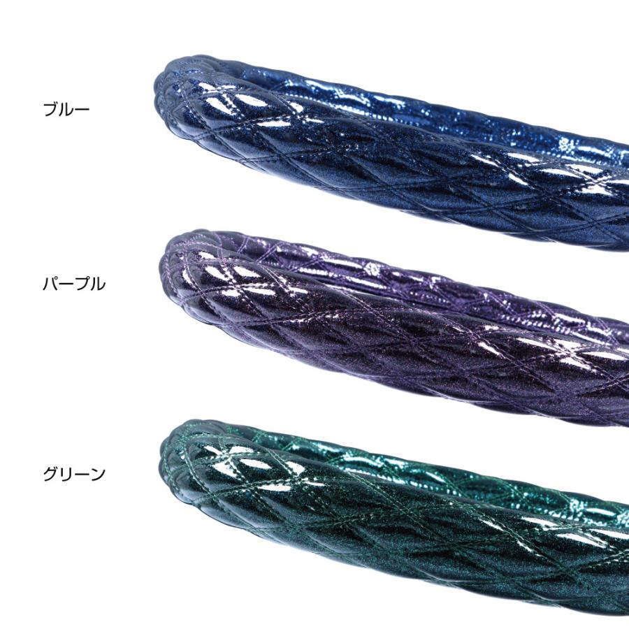 ジェットイノウエ JET 586685 モコモコハンドルカバー ダブルステッチ 細巻き[富士] パープルメタリック 2HS-B (45cm) : トラブーン - 通販 - Yahoo!ショッピング