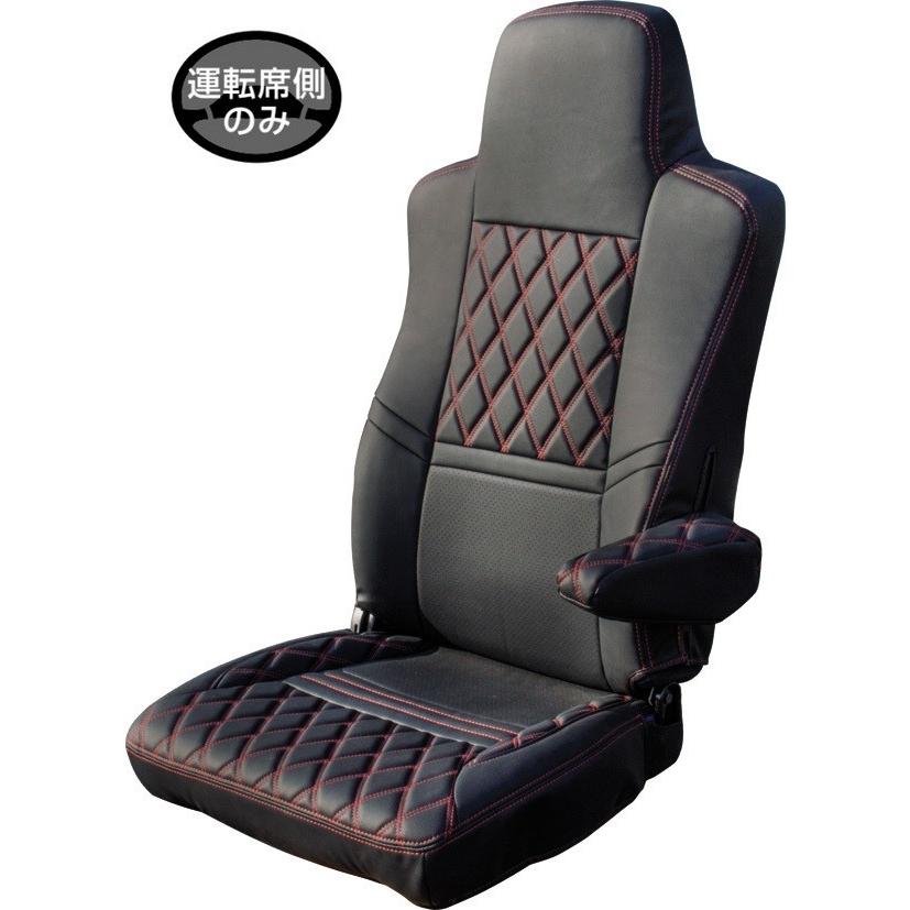 ジェットイノウエ JET 595334 車種専用シートカバー COMBI いすゞ 大型ファイブスターギガ用(H27.11〜) ブラック/赤糸 : トラブーン - 通販 - Yahoo!ショッピング