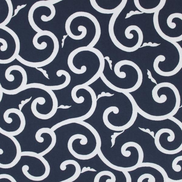 生地 布 定番 唐草文様 大きめ 和柄 綿100%シーチング 約108cm幅 手芸 ハンドメイド 手作り ゆうパケット2.5m対応 10cm ...