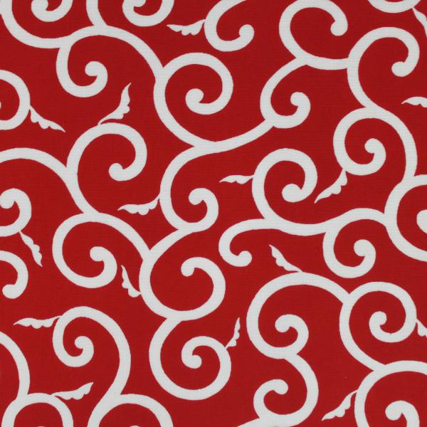 生地 布 定番 唐草文様 大きめ 和柄 綿100%シーチング 約108cm幅 手芸 ハンドメイド 手作り ゆうパケット2.5m対応 10cm ...