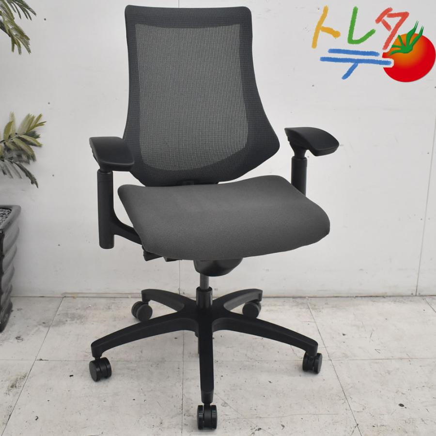 イトーキ イトーキ f・エフチェア ハイバック 可動肘 2018年製 2022111002 : 中古オフィス家具トレタテYahoo!店 - 通販 - Yahoo!ショッピング