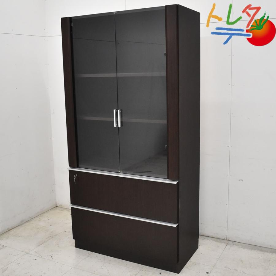イトーキ（ITOKI） ITOKI XVシリーズ 役員用ガラス扉付ラテラルキャビネット W900 2023042401【中古オフィス家具】【中古】 : 中古オフィス家具トレタテYahoo!店 ...