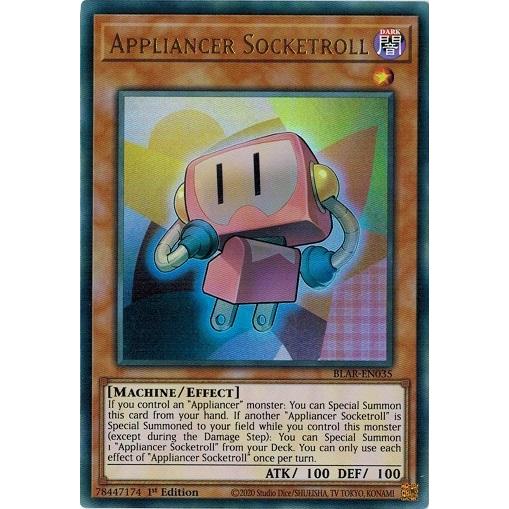 遊戯王 BLAR-EN035 電幻機塊コンセントロール/Appliancer Socketroll (ウルトラレア） EU 1st :BLAR ...