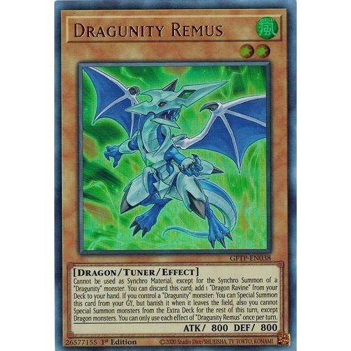 コナミデジタルエンタテインメント 遊戯王 GFTP-EN038 ドラグニティ−レムス/Dragunity Remus (ウルトラレア） 英語 ...