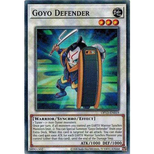コナミデジタルエンタテインメント 遊戯王 OP13-EN019 ゴヨウ・ディフェンダー/Goyo Defender EU : トレカ道 ...