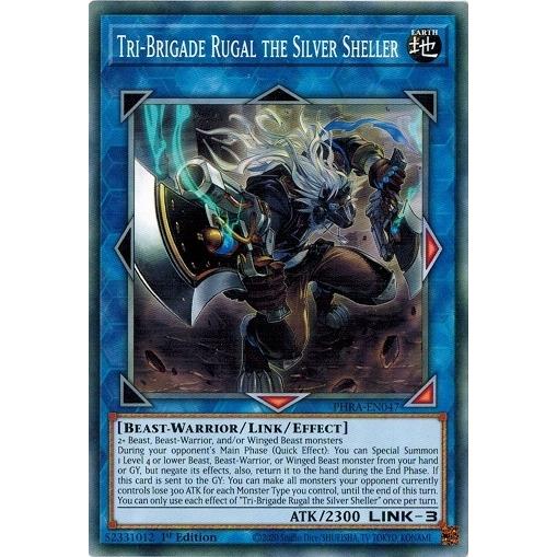 コナミデジタルエンタテインメント 遊戯王 PHRA-EN047 鉄獣戦線 銀弾のルガル/Tri-Brigade Rugal the ...