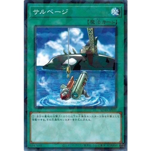 遊戯王 SD40-JP031 サルベージ (ノーマルパラレル） 凍獄の氷結界 :SD40-JP031:トレカ道 - 通販 - Yahoo!ショッピング