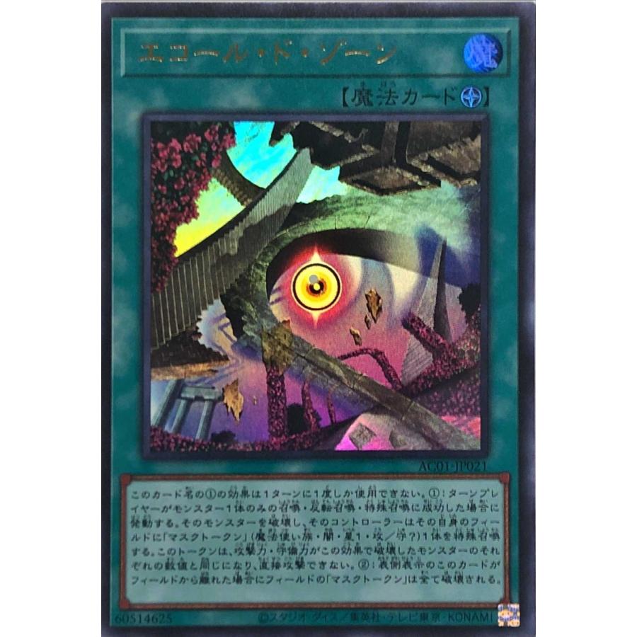 コナミデジタルエンタテインメント 遊戯王 AC01-JP021 エコール・ド・ゾーン ウルトラレア UR アニメーションクロニクル2021 : トレカジャパン Yahoo!店 - 通販 ...