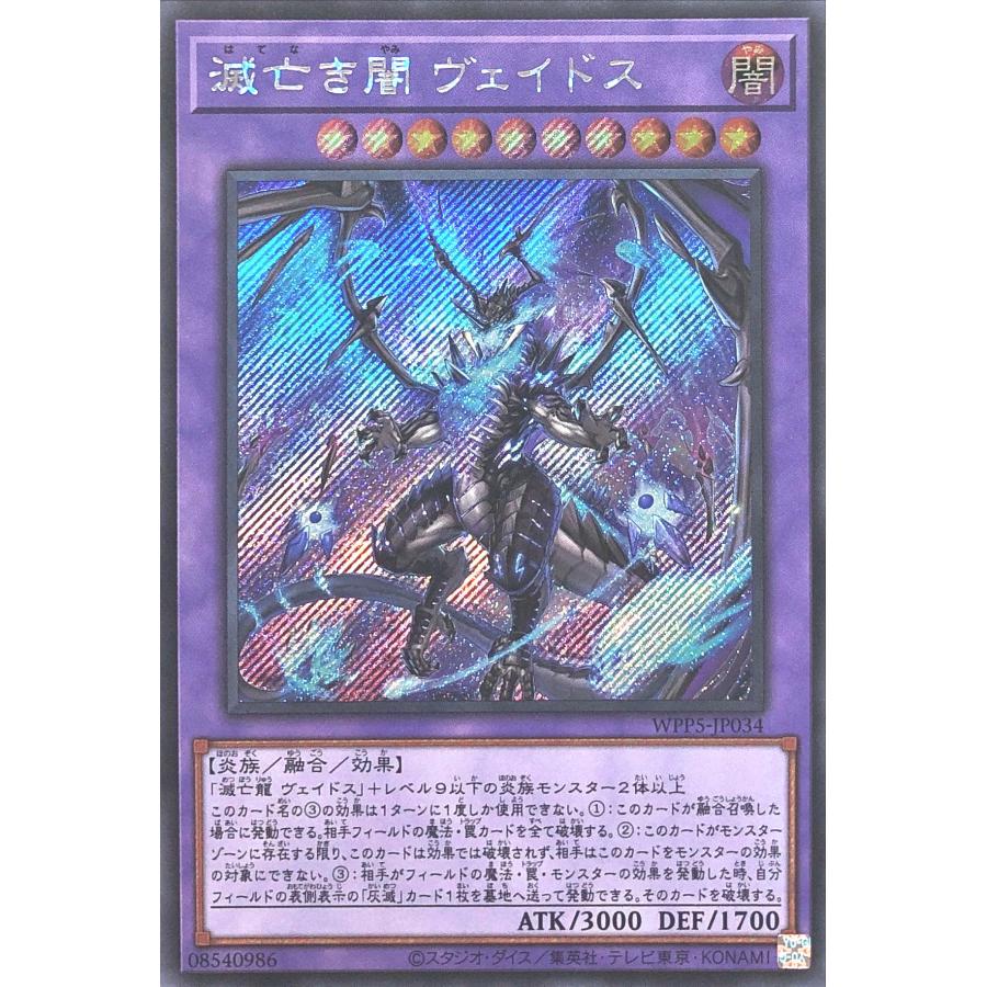 コナミデジタルエンタテインメント 遊戯王 WPP5-JP034 滅亡き闇 ヴェイドス シークレットレア シク ワールドプレミアパック 2024 WORLD PREMIERE PACK 灰滅 ...