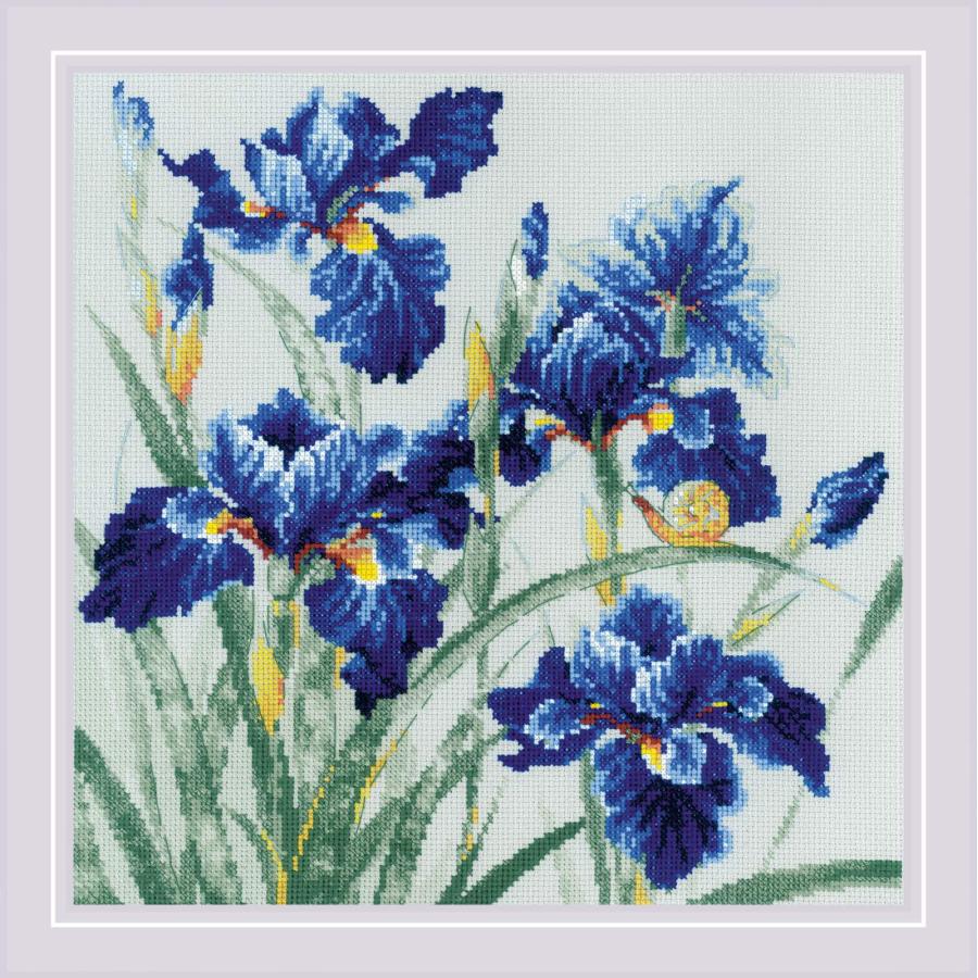 RIOLISクロスステッチ刺繍キット No.2102 "Blue Irises" (菖蒲) 【海外取り寄せ/納期30〜60日程度】 : HAND WORK とりい - 通販 - Yahoo ...