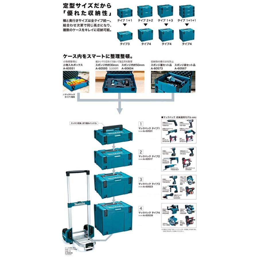 マキタ マキタマックパック2【限定1台特価品】 A-60517 電動工具収納 : 鳥居屋 1919 - 通販 - Yahoo!ショッピング