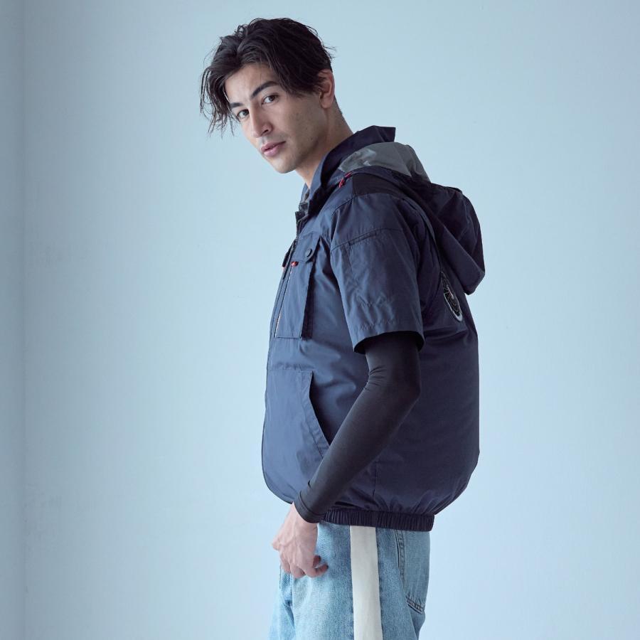HOOH HOOH快適ウェア空調服半袖ミドルファン(ハイバックファン)V1127 村上被服 ファン・バッテリー別売り : 鳥居屋 1919 - 通販 - Yahoo!ショッピング