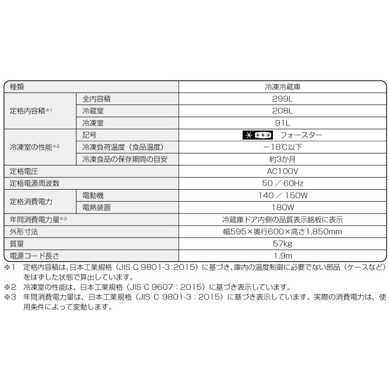 IRIS OHYAMA 冷蔵庫 299L アイリスオーヤマ IRSN-30A-W 右開き 片開きタイプ ホワイト 【特別配送】【設置対応可能】【設置・リサイクル希望の場合は代引不可】 : 家電 ...
