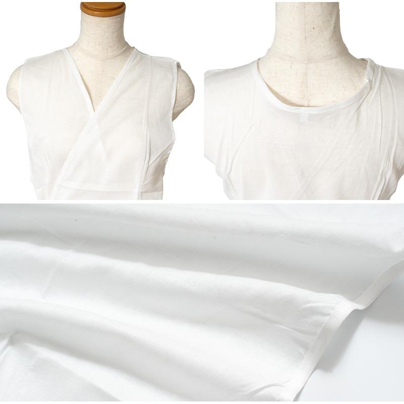 高島クレープ 浴衣スリップ ノースリーブ 袖なし ワンピース ランジェリー レディース 女物 Mサイズ takeha 高島ちぢみ 日本製 ...