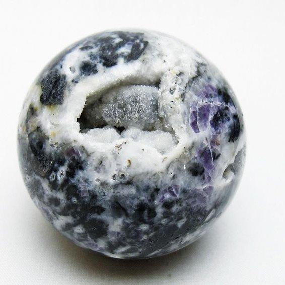 スファレライト 丸玉 62mm スフィア 置物 フローライト共生 一点物 151-7669 : 天然石・パワーストーンの東昇 - 通販 - Yahoo!ショッピング