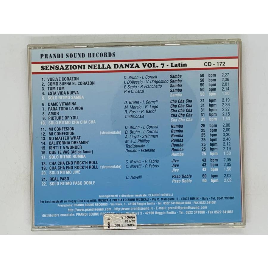 即決CD 社交ダンスCD 「 SENSAZIONI NELLA DANZA VOL.7 」 プランディ / アルバム レア PRANDI SOUND RECORDS X13 : TOTAL ...