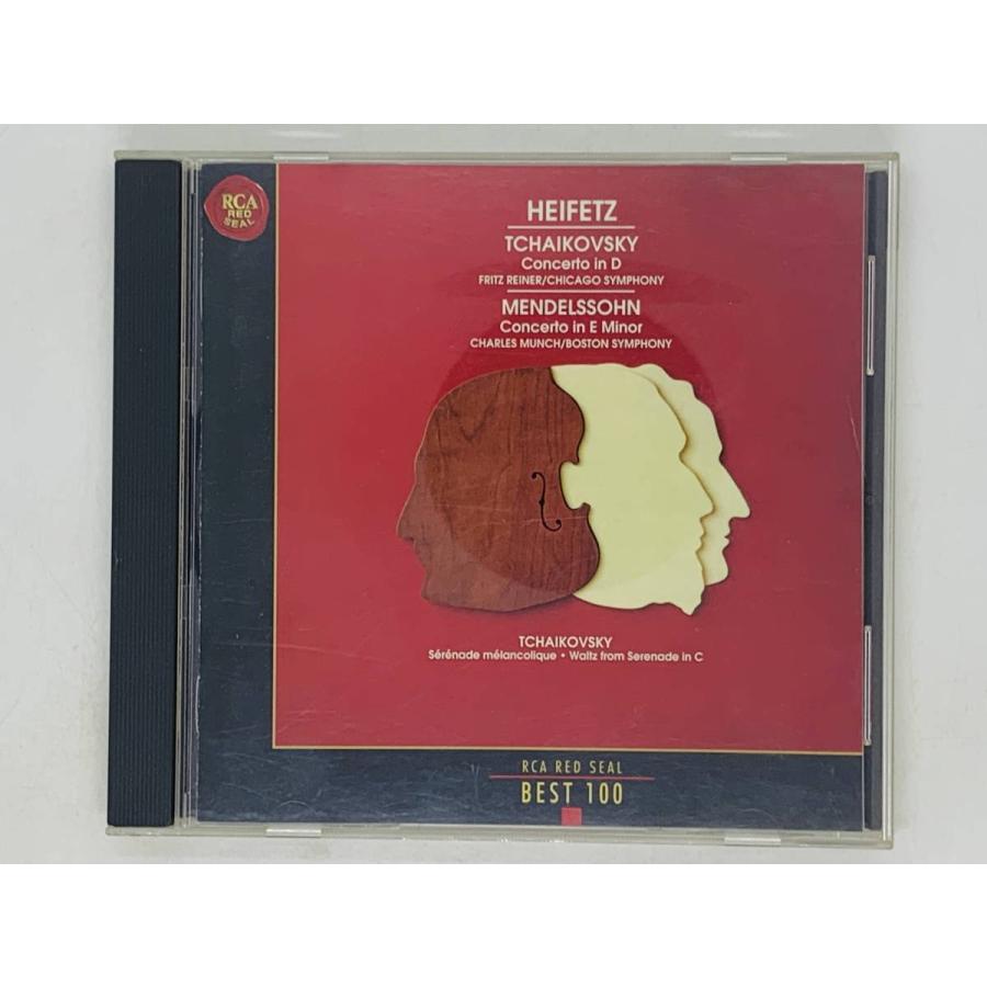 即決CD ハイフェッツ メンデルスゾーン&チャイコフスキー ヴァイオリン協奏曲 Heifetz Mendelssohn&Tchaikovsky Violin Concertos Z43 ...