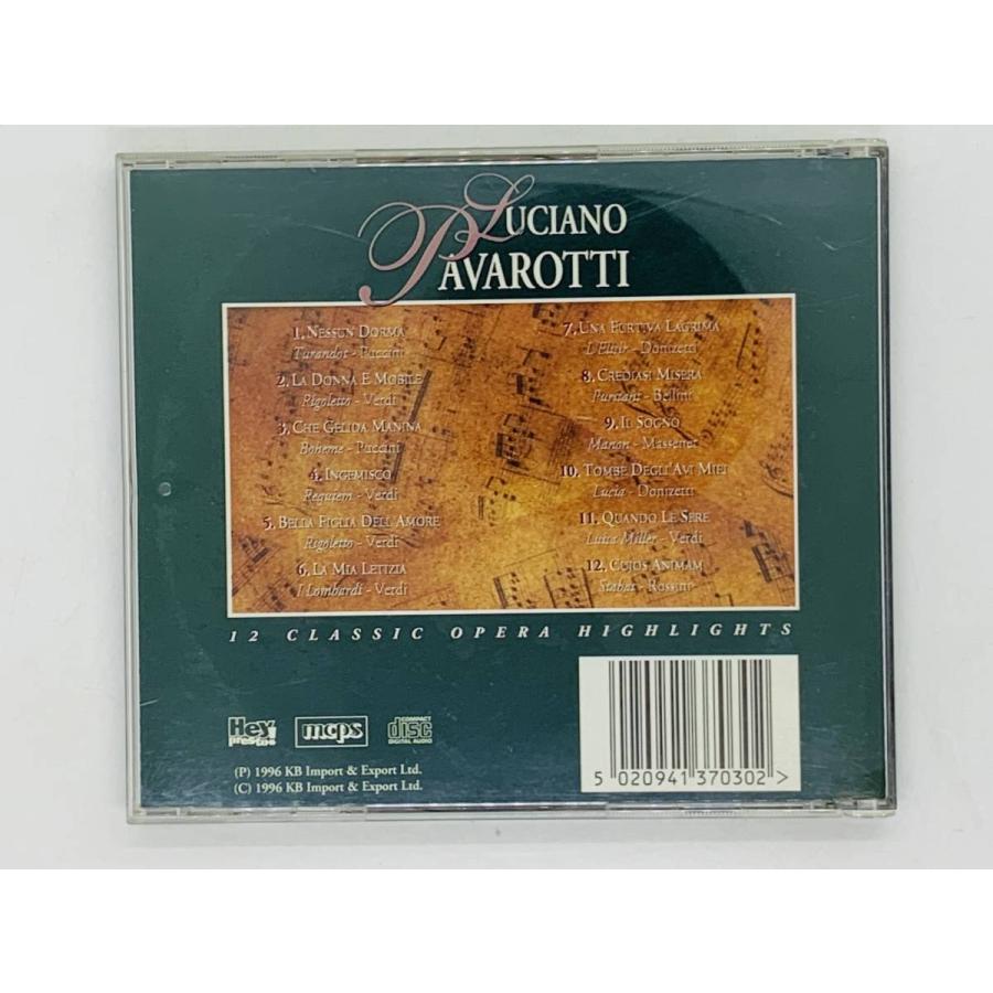 即決CD LUCIANO PAVAROTTI / 12 CLASSIC OPERA HIGHLIGHTS KBCD 030 アルバム ...