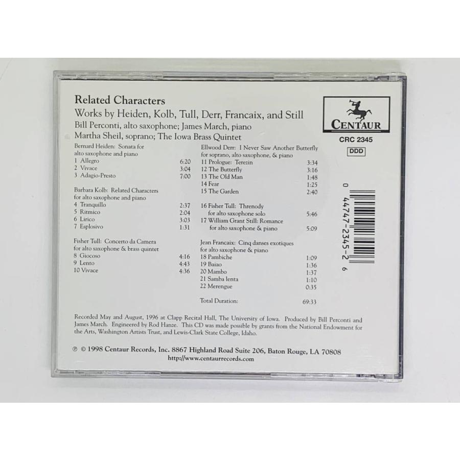 即決CD RELATED CHARACTERS / BILL PERCONTI / MARCH / SHEIL / IOWA BRASS ...