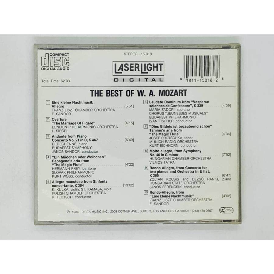 即決CD THE BEST OF W.A. MOZART / Selections from The Magic Flute The ...