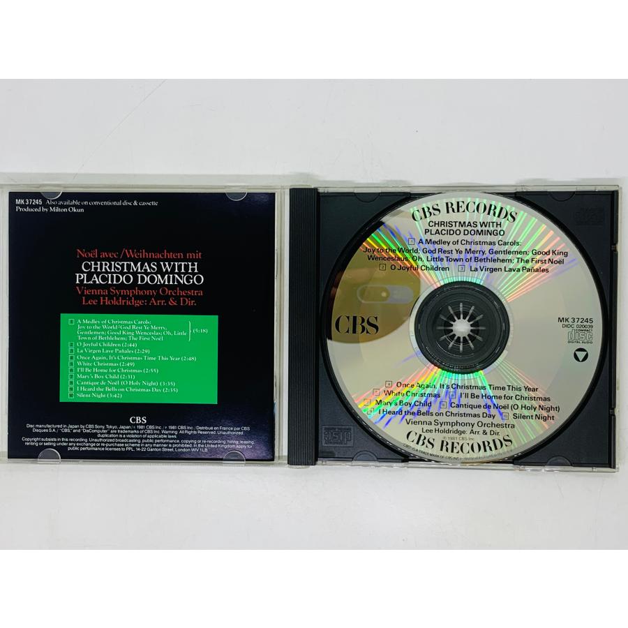 即決CD CHRISTMAS WITH PLACIDO DOMINGO / VIENNA SYM. CBS RECORDS Z38 ...