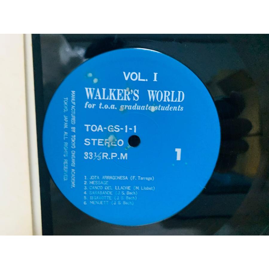 即決LP ルイゼ・ワルカー ワルカー教授 高等レッスン WALKER'S WORLD レコード TOA-GS-1 L15 : cd00174270 : TOTAL-CD-SHOP ヤフー店 ...
