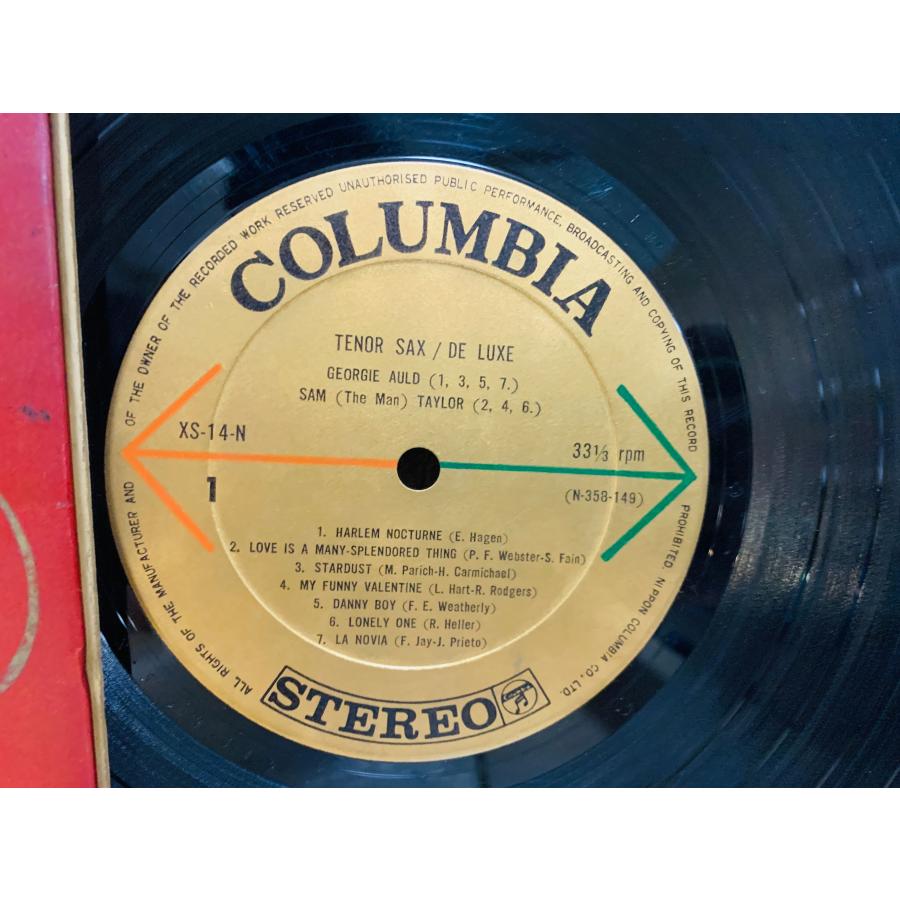 即決LP TENOR SAX DE LUXE / GEORGIE AULD / SAM TAYLOR / テノールサックス レコード XS ...