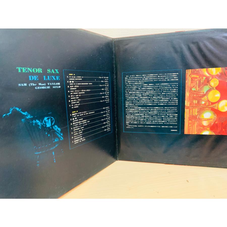 即決LP TENOR SAX DE LUXE / GEORGIE AULD SAM TAYLOR テノールサックス レコード XS-14-N ...