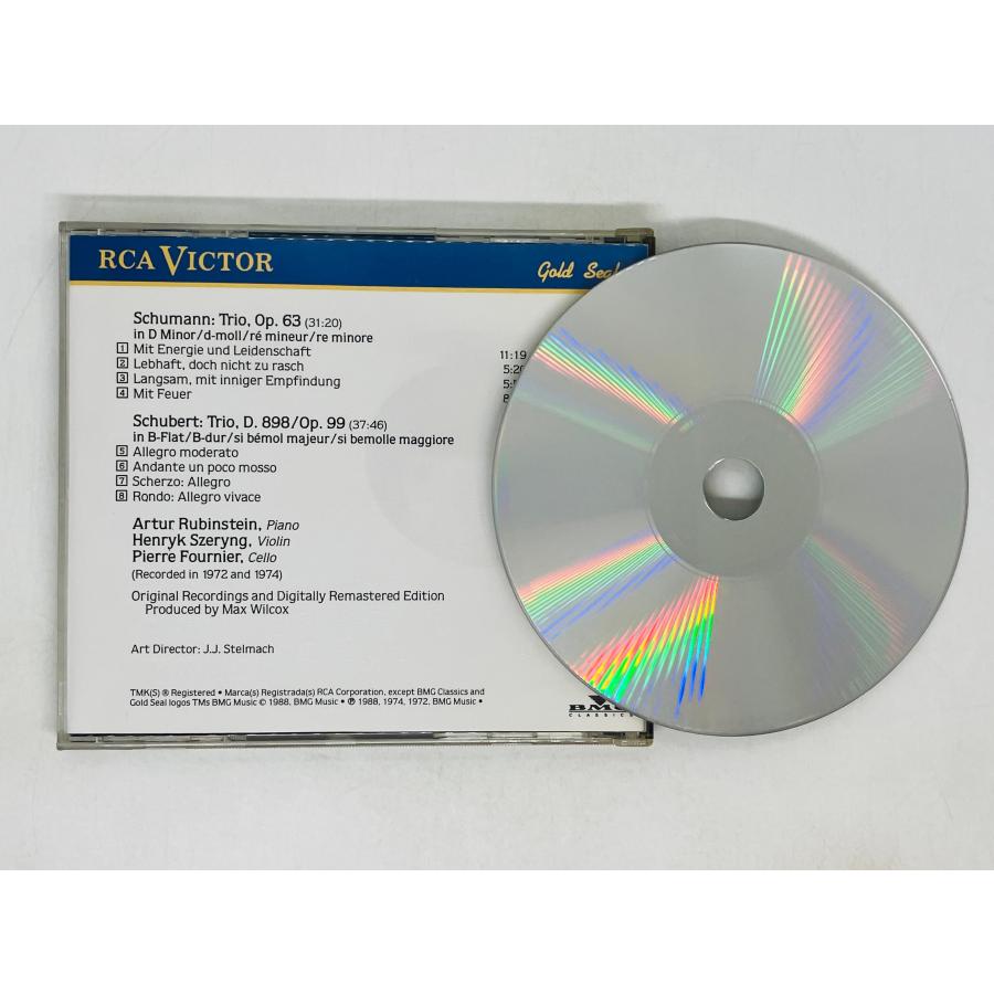 即決CD 西独盤 蒸着仕様 SCHUMANN TRIO D.898 OP.99 RUBINSTEIN , SZERYNG FOURNIER ...