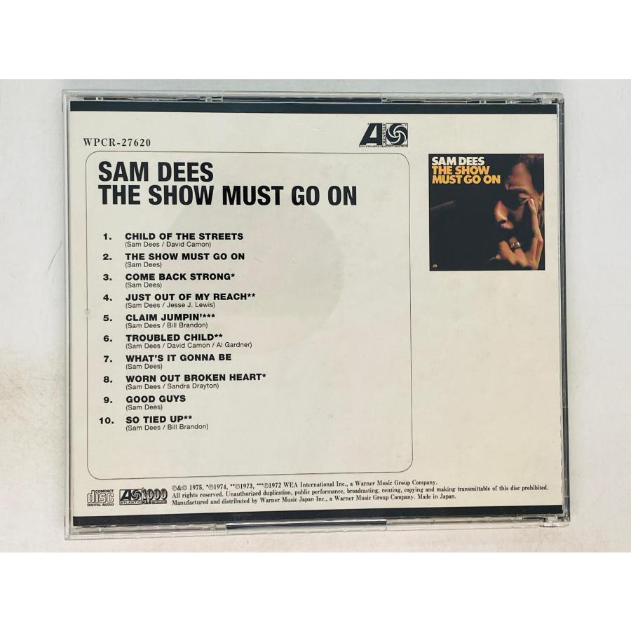即決CD SAM DEES / THE SHOW MUST GO ON サム・ディーズ アルバム WPCR-27620 X17 : TOTAL ...
