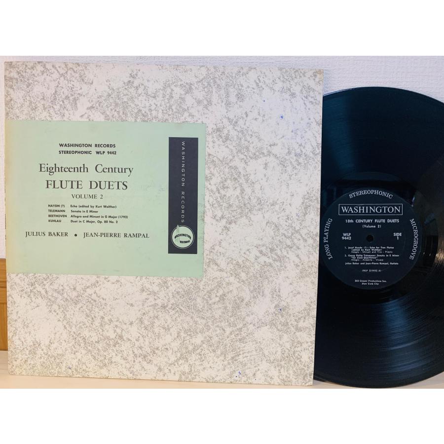 即決LP 米盤 Eighteenth 18 Century FLUTE DUETS / JULIUS BAKER JEAN PIERRE ...