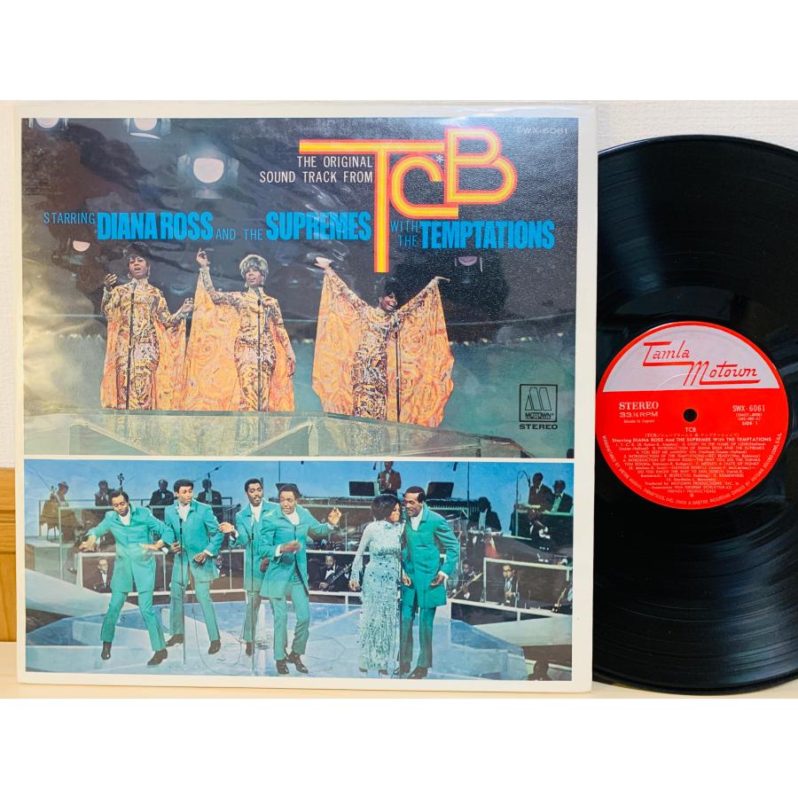 即決LP Diana Ross ＆ The Supremes with Temptations : TCB Sound Track ...