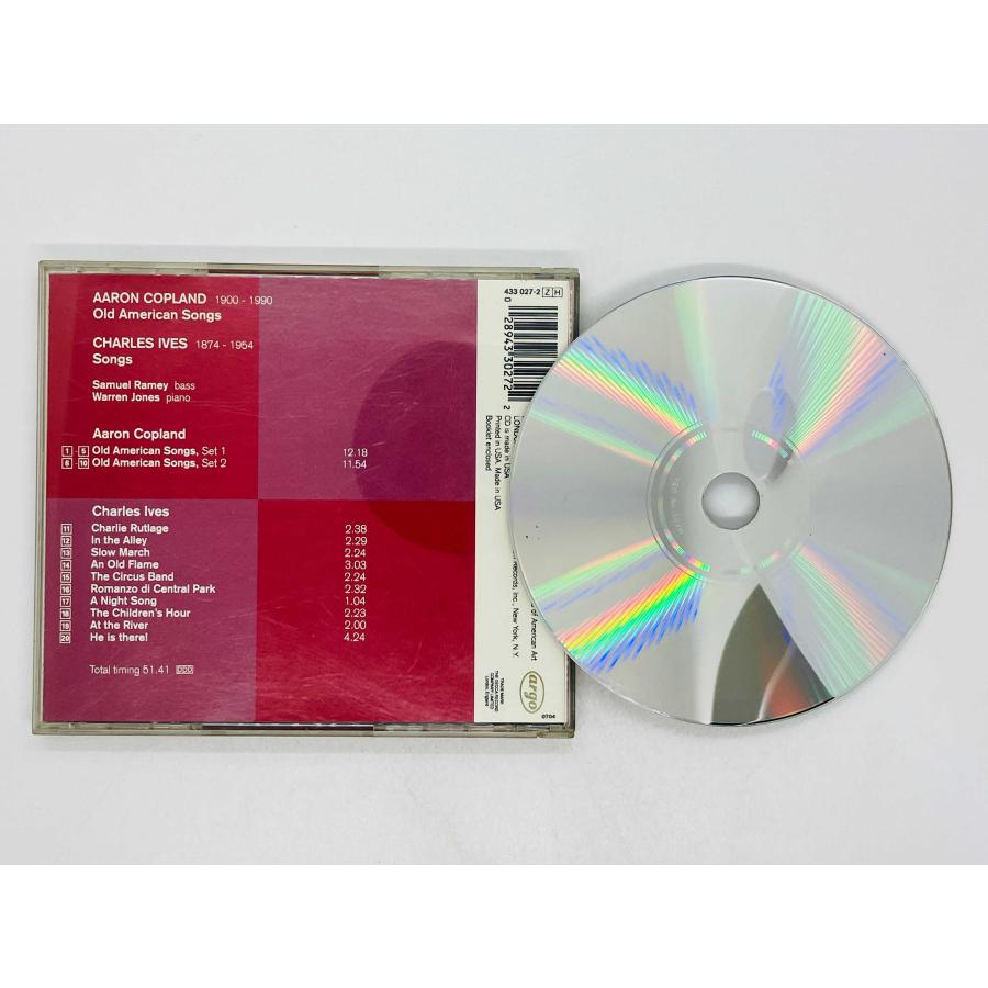 即決CD サミュエル・レイミー コープランド アメリカの古い歌 第1〜2集 / アイヴス：歌曲集 COPLAND IVES SONGS SAMUEL RAMEY Z59 : TOTAL-CD ...