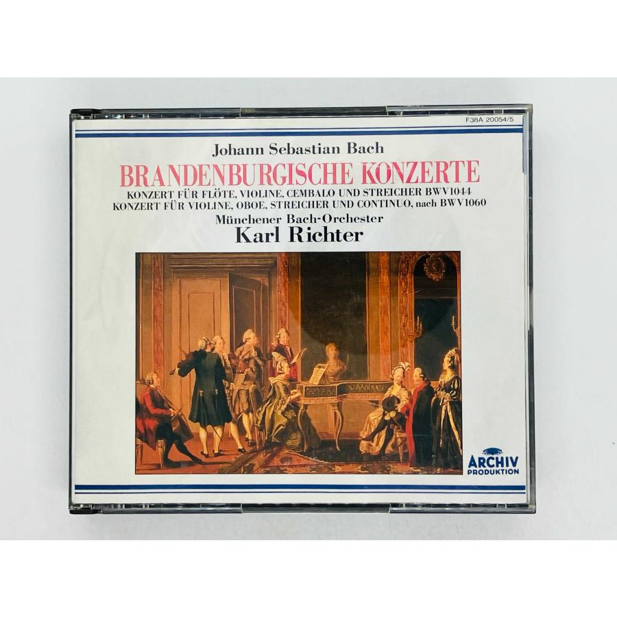 即決2CD BACH BRANDENBURGISCHE KONZERTE RICHTER / バッハ ブランデンブルク協奏曲 リヒター ARCHIV F38A 20054 Y49 ...