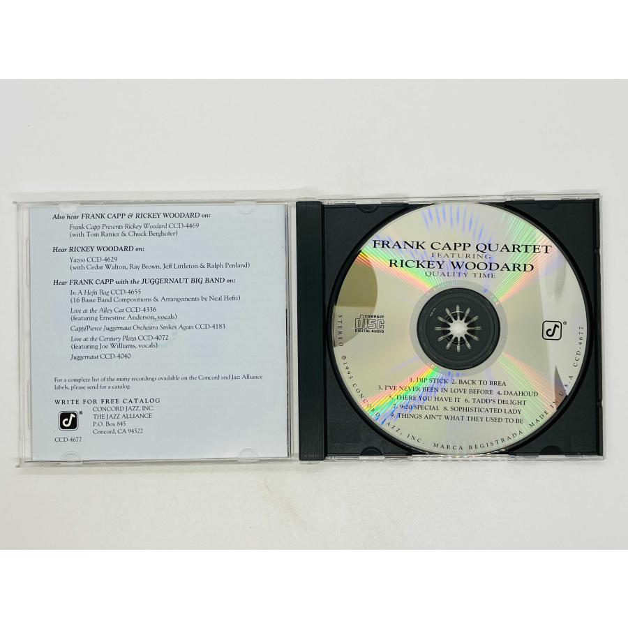 即決CD Frank Capp Quartet / QUALITY TIME Rickey Woodard フランク・キャップ CCD ...