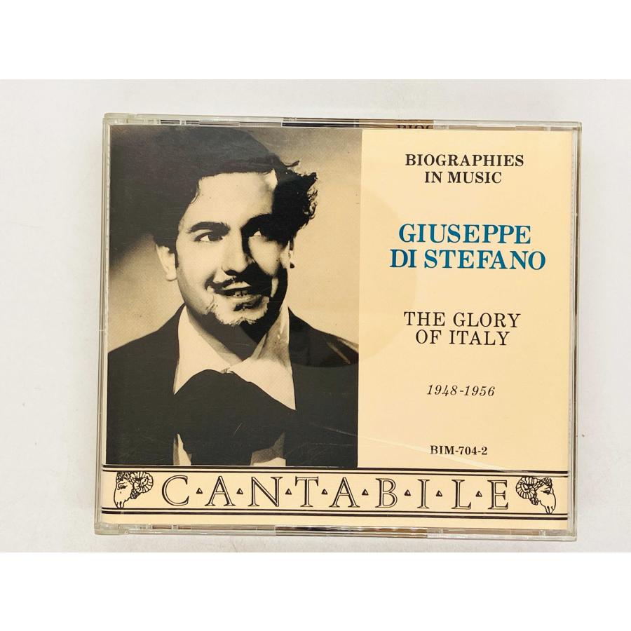 即決2CD GIUSEPPE DI STEFANO / THE GLORY OF ITALY BIOGRAPHIES IN MUSIC CANTABILE ジュゼッペ・ディ・ステファノ BIM ...