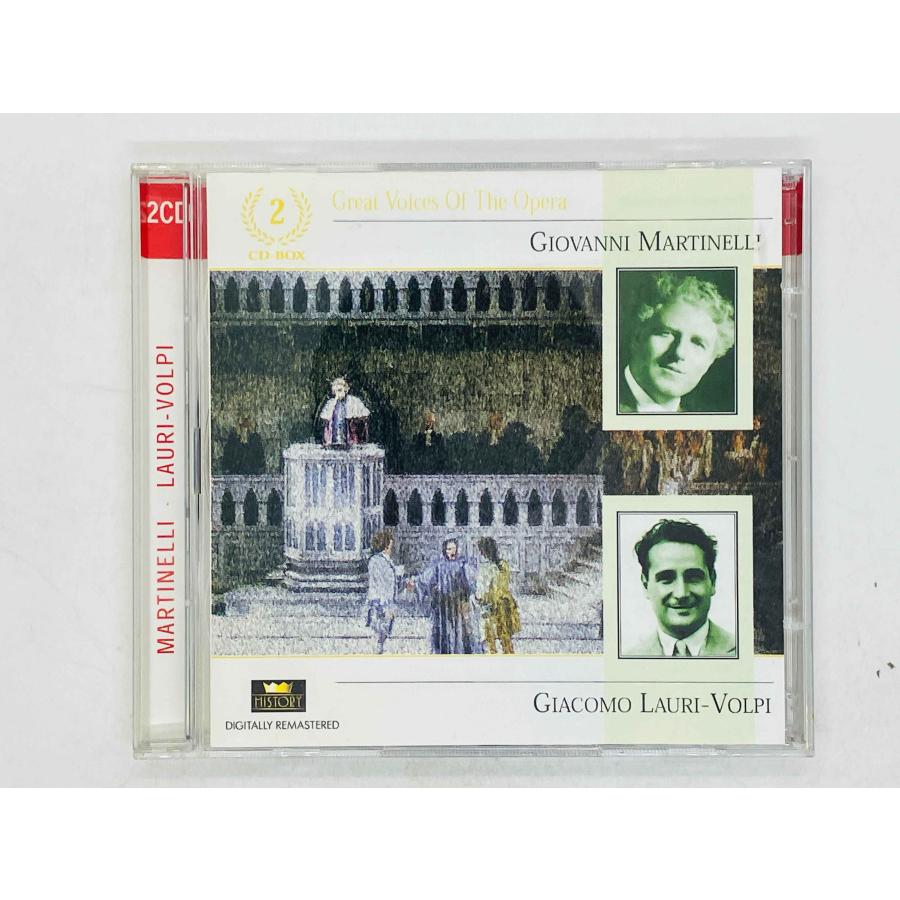 即決2CD Martinelli / Lauri-Volpi 「Great Voices Of The Opera」 20.3071-HI ...